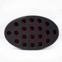 China OEM Double Sided Big Hole Curl Sponge | Afro Hair Sponge Supplier for sale