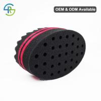 China Red Blue Double Sided Twist Sponge 7mm Hole Afro Hair Twist Sponge for sale