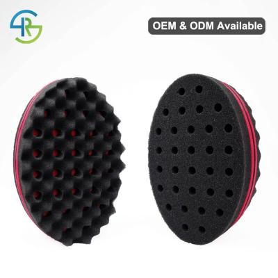 China Red Blue Double Sided Twist Sponge 7mm Hole Afro Hair Twist Sponge for sale