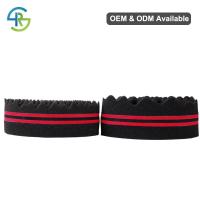 China Wave Shaped Afro Sponge Brush OEM Barber Hair Brush Sponge Customized for sale