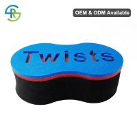 China Single Sided African Hair Sponge 15mm Hole Blue Afro Sponge Twist for sale