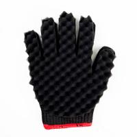 China ISO Twist And Curl Glove Curl Sponge Non Toxic Hair Glove Sponge for sale