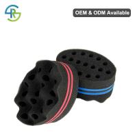 China OEM  Kids Oval Hair Sponge Brush Soft Curl Sponge For Children for sale