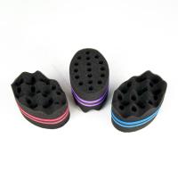 China OEM  Kids Oval Hair Sponge Brush Soft Curl Sponge For Children for sale