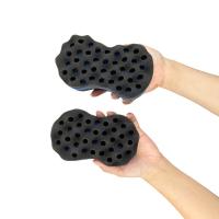 China OEM Bow Wow Hair Sponge PU+EVA Natural Hair Nudred Sponge 8 Shape for sale
