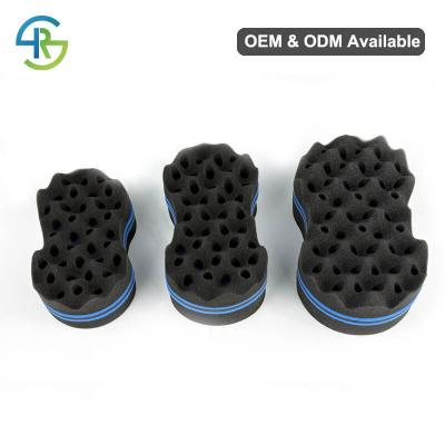 China OEM Bow Wow Hair Sponge PU+EVA Natural Hair Nudred Sponge 8 Shape for sale