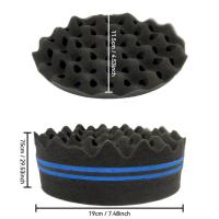 China Oval Curl Hair Sponge Small Medium Large XL OEM Magic Twist Sponge for sale
