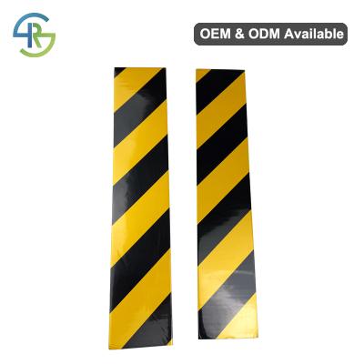 China Black Yellow Parking Garage Bumper Guard High Visibility Garage Wall Guard for sale