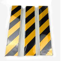 China Black Yellow Parking Garage Bumper Guard High Visibility Garage Wall Guard for sale
