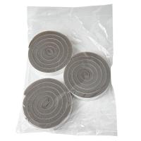 China Customizable PU Foam Insulation Strips High Density Weatherstripping Tape Grey & White for sale