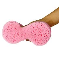 China Yellow Pink Seaweed Sponge Soft High Absorbent Car Wash Sponge for sale