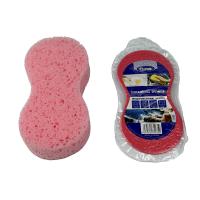 China Yellow Pink Seaweed Sponge Soft High Absorbent Car Wash Sponge for sale