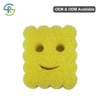 China Temperature Sensitive Cleaning Sponge Thermal Color Changing Sponge OEM ODM for sale