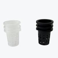 China 2 Inch - 6 Inch Hydroponic Net Pot Plastic Mesh Cup Hydroponic Grow Cups for sale