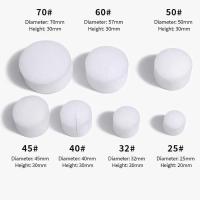 China White Round Hydroponic Grow Sponge Seed Starter Plug For Indoor Gardening Planting for sale