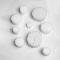 China White Round Hydroponic Grow Sponge Seed Starter Plug For Indoor Gardening Planting for sale