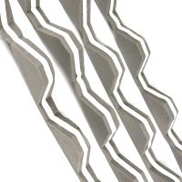 China 45kg/M3 Corrugated Metal Roof Closure Strips Waterproof Corrugated Foam Filler Strips for sale