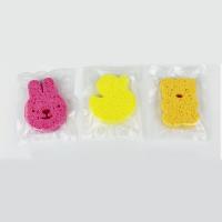 China Natural Wood Pulp Newborn Sponge Soft Cellulose Cleaning Sponge For Sensitive Skin for sale