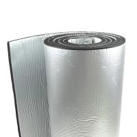 China Aluminum Foil Coating NBR Rubber Self Adhesive Heat Insulation Pads For Automotive for sale
