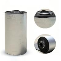 China Aluminum Foil Coating NBR Rubber Self Adhesive Heat Insulation Pads For Automotive for sale