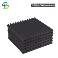 China 500x500mm 600mmx600mm Acoustic Foam Panels Sound Absorbing Foam Wedge Shaped for sale