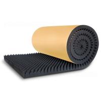 China Wave Shaped Black Sound Panels Noise Cancelling Foam For Studios & Offices for sale