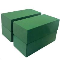 China Green Wet Floral Foam Blocks 20kg/M3-30kg/M3 Flower Wet Foam Bricks High Absorption for sale