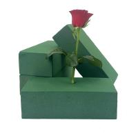 China Green Wet Floral Foam Blocks 20kg/M3-30kg/M3 Flower Wet Foam Bricks High Absorption for sale