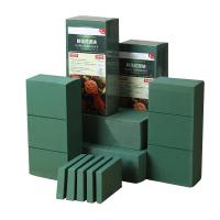 China Green Wet Floral Foam Blocks 20kg/M3-30kg/M3 Flower Wet Foam Bricks High Absorption for sale