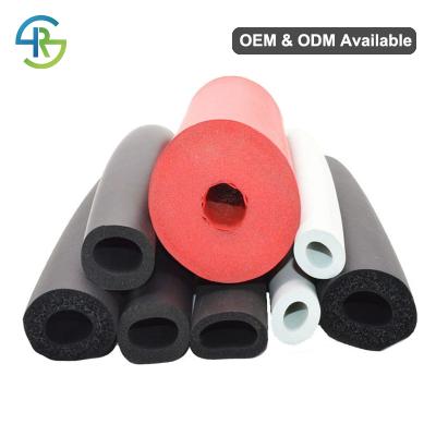China Air Conditioning NBR Insulation Foam Tube-Factory Supply NBR Rubber Foam Insulation Tube for HVAC, Water Pipes and Refrigeration Systems for sale