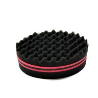 China Hair Sponge Curl Sponge Brush Oval Twist Sponge for Afro Curls Twists Natural Hair Small Wave Holes Large Flat Holes for sale
