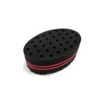 China Oval Hair Sponge Twist Brush Curl Sponge for Natural Curls with Small Wave Holes Small Flat Holes for sale