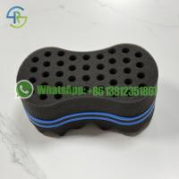 China Professional Blue Figure-8 Magic Curl Sponge – Afro Coil Styling Tool for Black Men, USA Wholesale Supply for sale