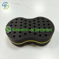 China Twist Sponge for Men Afro Hair – Large Figure 8 Curl Sponge Small Holes Double Side Barber Tool Custom Packaging Factory Wholesale USA Africa for sale
