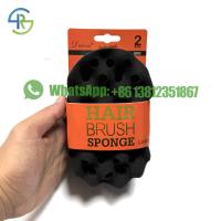 China Curl Sponge Brush Small Figure 8 Design – Professional Hair Styling Tool for Waves Coils Salon Supply OEM Wholesale France Market for sale