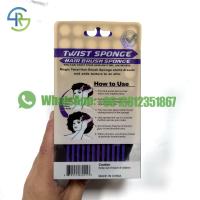 China Afro Curl Sponge Oval Shape Hard EVA Hair Styling Brush – Dual Texture Twist Tool OEM ODM Wholesale Beauty Salon Supplies Africa for sale