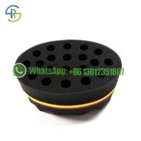 China Afro Curl Sponge Oval Shape Hard EVA Hair Styling Brush – Dual Texture Twist Tool OEM ODM Wholesale Beauty Salon Supplies Africa for sale