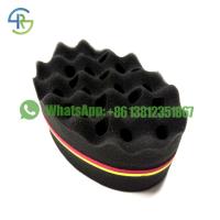 China Afro Curl Sponge Oval Shape Hard EVA Hair Styling Brush – Dual Texture Twist Tool OEM ODM Wholesale Beauty Salon Supplies Africa for sale