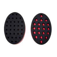 China Oval Double Sided Hair Sponge for Twists, Coils, Dreads and Afro Curly Hair for sale