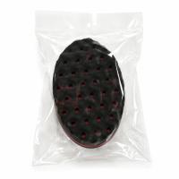 China Oval Double Sided Hair Sponge for Twists, Coils, Dreads and Afro Curly Hair for sale