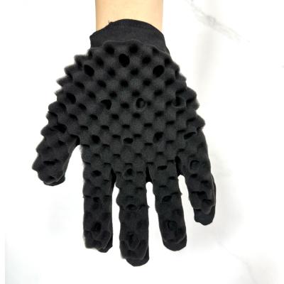 China Perforated Curl Sponge Glove | Twist Tool for Afro Hair and Coils for sale