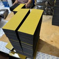 China Mesh Reinforced NBR Foam | Nitrile Rubber Foam Sheet & Roll for Impact Protection for sale