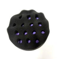 China Yellow Purple Curl Defining Sponge | Round Hair Twist Tool for Men with Coily Hair for sale