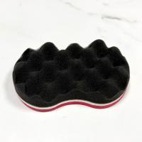 China Hair Curling Sponge | Wave Foam & Red White EVA Texture Styling Tool for Coils and Twists for sale