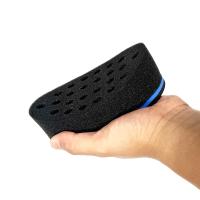 China Afro Hair Texture Sponge | Curved Small-Hole Coil Defining Tool for Barber Styling for sale