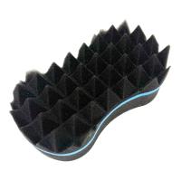 China Afro Curling Sponge | Textured & Small-Hole Hair Styling Tool with Blue EVA for Natural Coily StylesA for sale