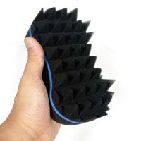 China Afro Curling Sponge | Textured & Small-Hole Hair Styling Tool with Blue EVA for Natural Coily StylesA for sale