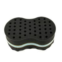China 8-Shaped Coil Defining Hair Sponge | Double-Sided Wave & Flat Small-Hole Twist Tool for Afro Textured Hai for sale