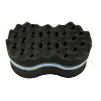 China 8-Shaped Coil Defining Hair Sponge | Double-Sided Wave & Flat Small-Hole Twist Tool for Afro Textured Hai for sale