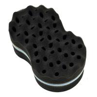 China 8-Shaped Coil Defining Hair Sponge | Double-Sided Wave & Flat Small-Hole Twist Tool for Afro Textured Hai for sale